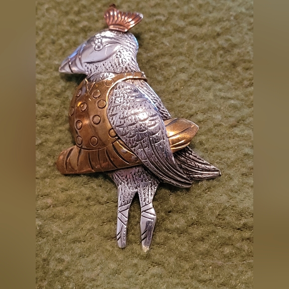 Courtney Designs | Jewelry | Vintage Signed Courtney Bird Brooch | Poshmark
